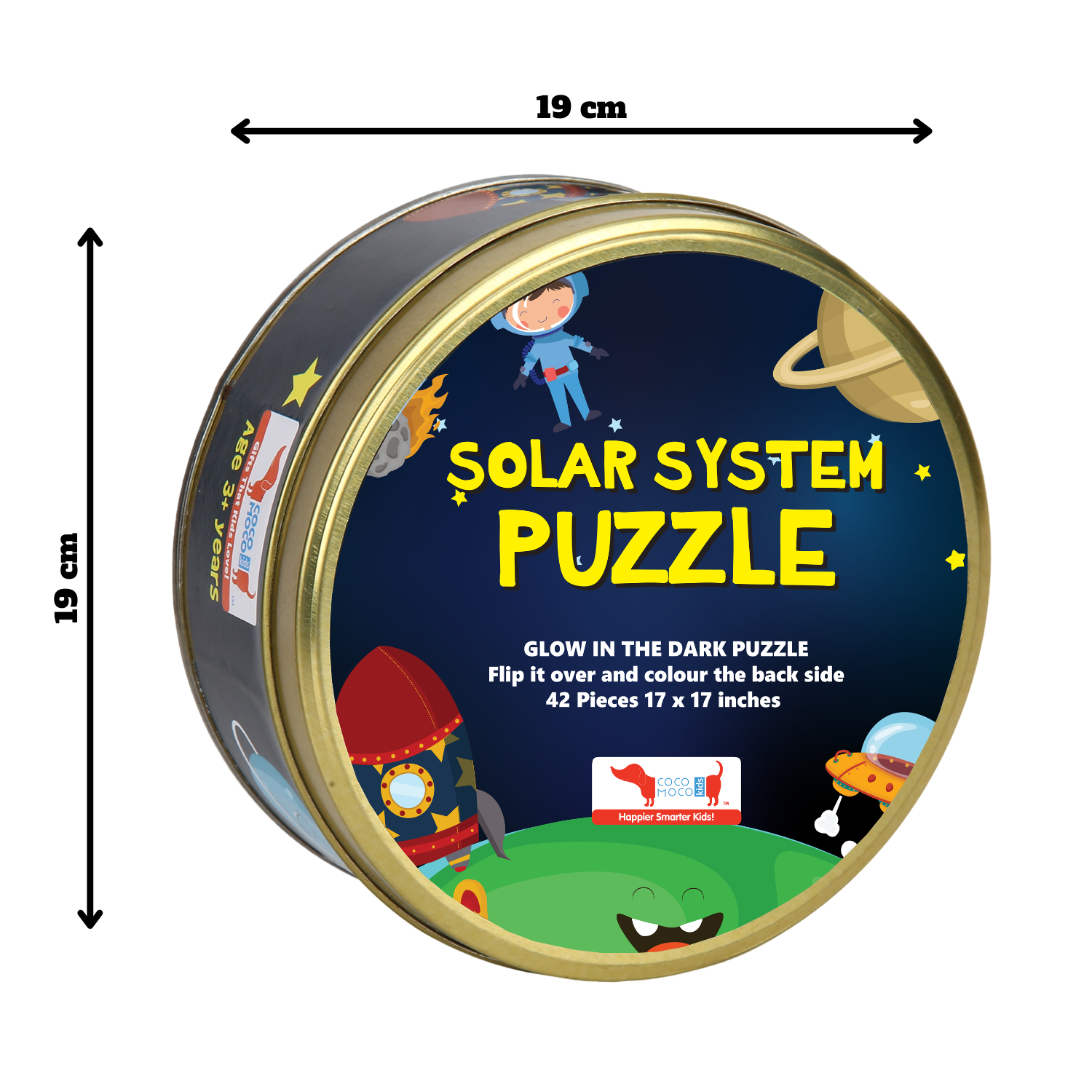 Solar System Puzzle - Glow in the Dark ( Age 2-6 )