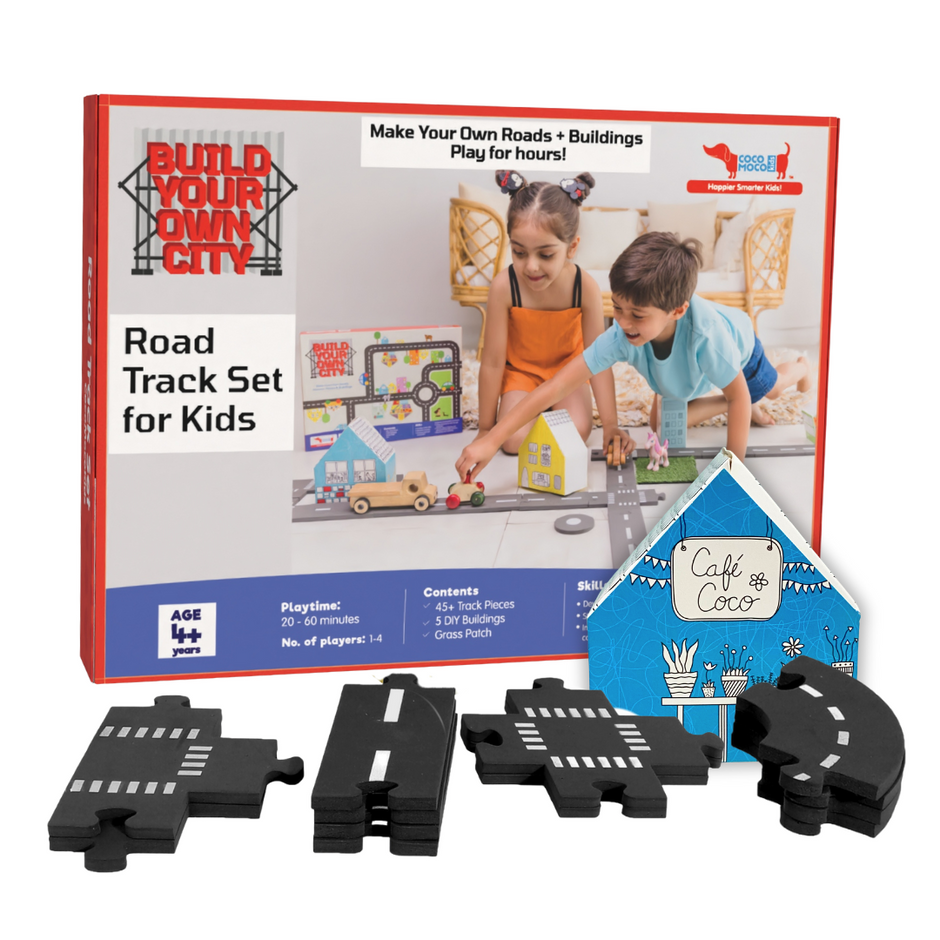 Build Your Own City Road Track Puzzle – 48 Pieces (Ages 3–9)