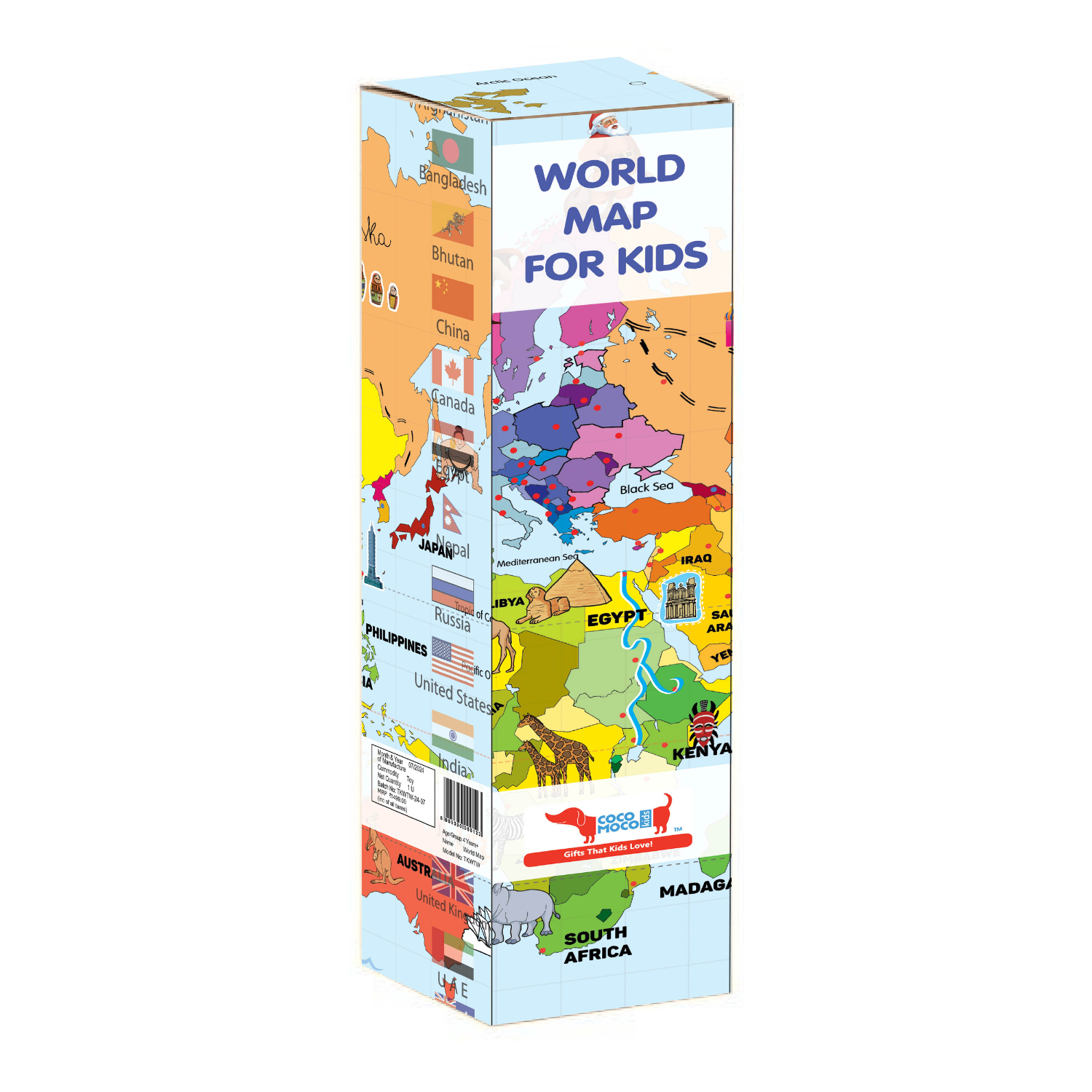 Hop around the world – Giant World Map