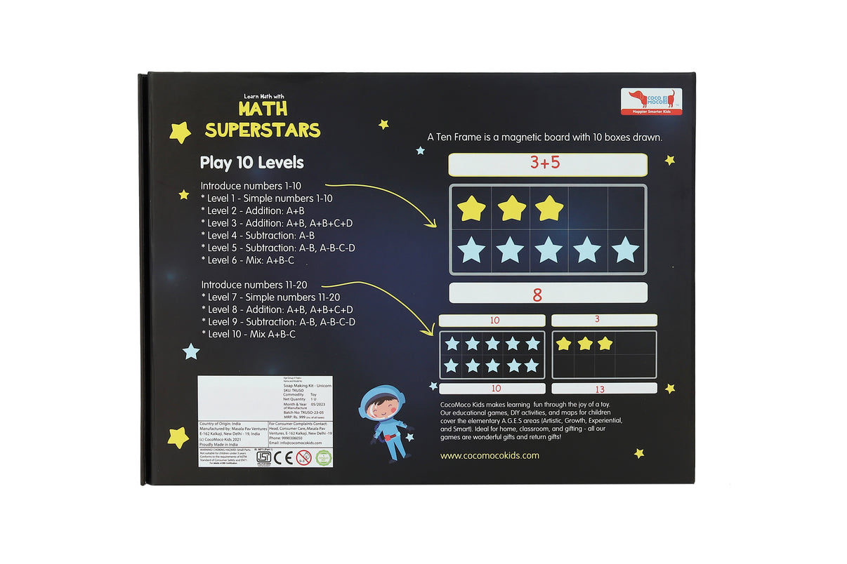 Math Superstars My First Math Game ( Age 2-4)