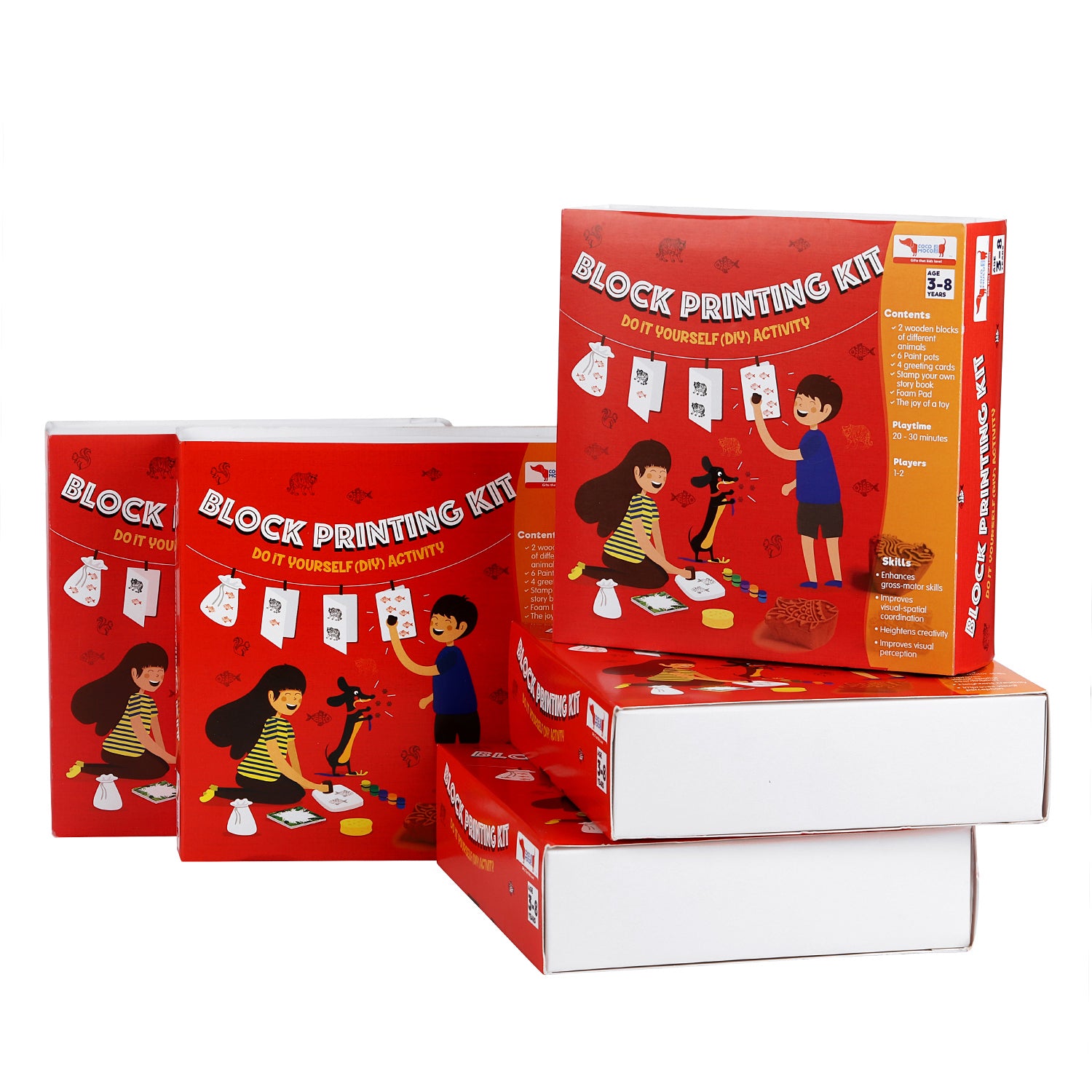 Block Printing DIY Kit - Set of 5